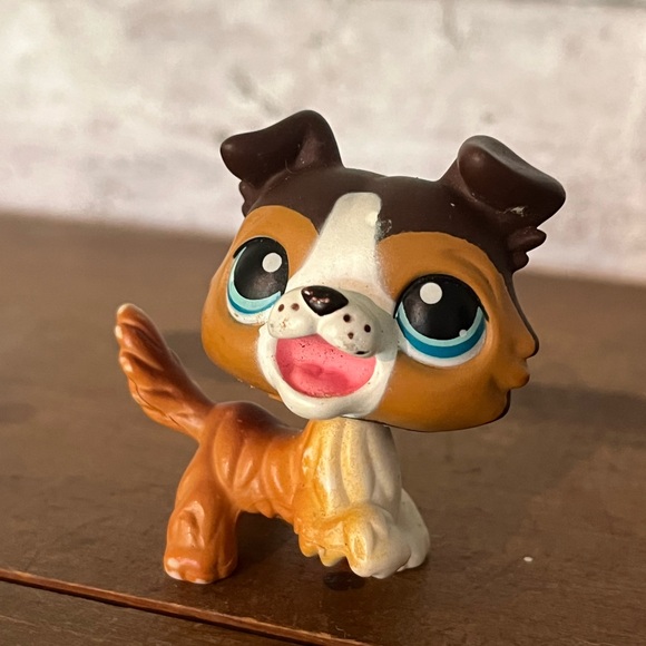 Littlest Pet Shop | Toys | 206 Hasbro Littlest Pet Shop Brown Collie ...